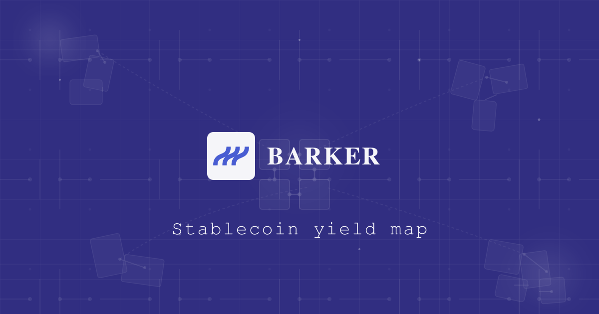 Barker - Yield Primitive for the Agent Economy